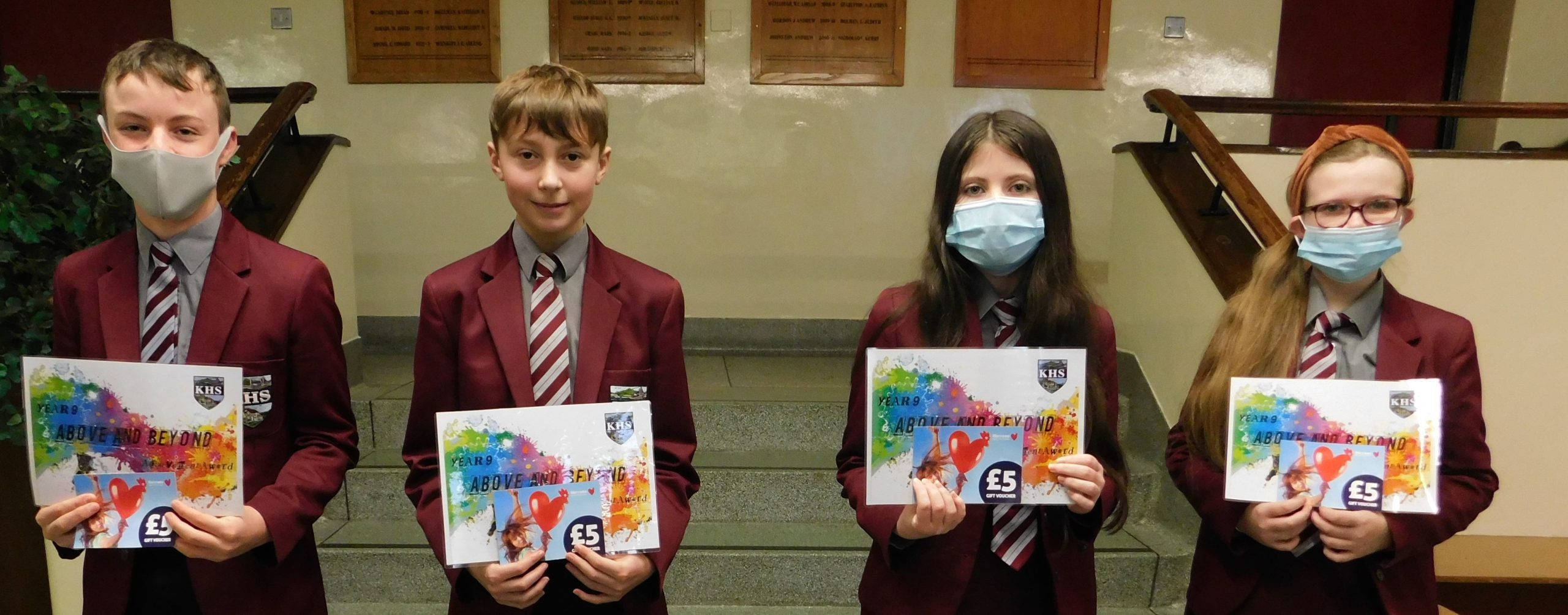 Year 9 Above and Beyond awards - Kilkeel High School